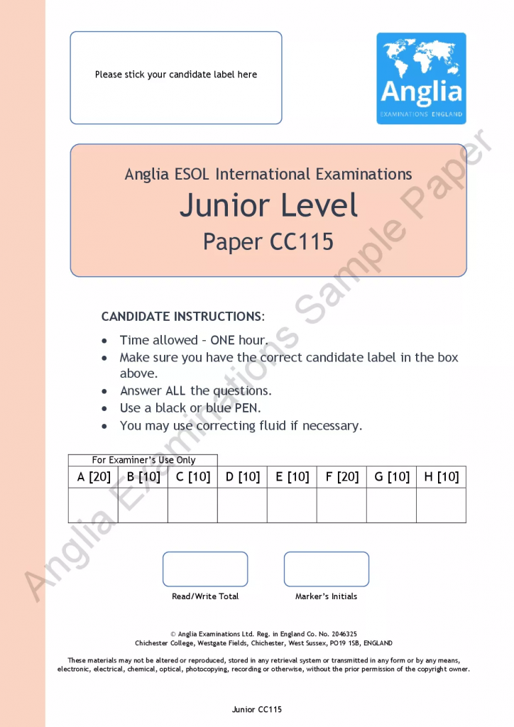 Ejemplos de exámenes